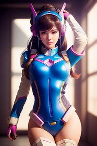 D Va Inspired Character Textless Ai Generated E Hentai Lo Fi Galleries