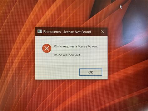 rhino 7 license error rhino for windows mcneel forum