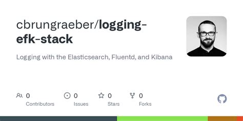 Github Cbrungraeberlogging Efk Stack Logging With The Elasticsearch Fluentd And Kibana
