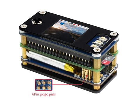 Raspberry Pi Zero WH Together With UPS Module And 1 3inch LCD Display Raspberry Pi Zero WH