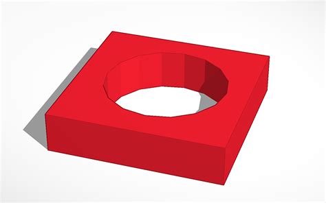 3d Design Test Square V1 Tinkercad
