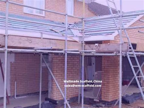 Scaffolding Pole Tube And Clamp System And Pole Shores Wellmade