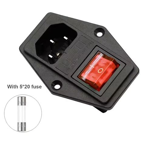 Electrical Switches Socket IEC C Fuse Outlet A