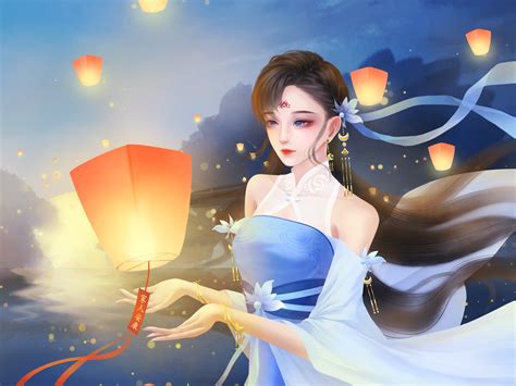 祈福 画画的尔玉 站酷ZCOOL