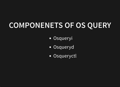 Osquery Monitoring System Process Pdf Operating Systems Computer Software And Applications