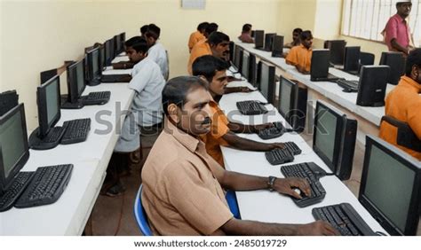Poor Indian Computer Class Photos Images And Pictures Shutterstock