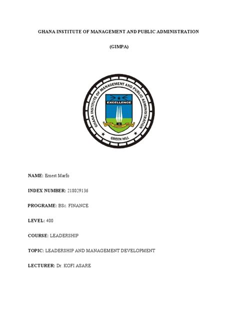 Leadership Development Program Pdf Leadership Control Social And