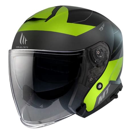 Casca Moto Open Face Cu Ochelari Integrati Mt Helmets Thunder Iii