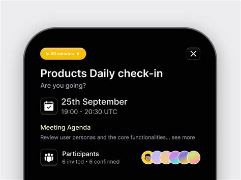 Event Notification Widget By Vic Chukwuka On Dribbble