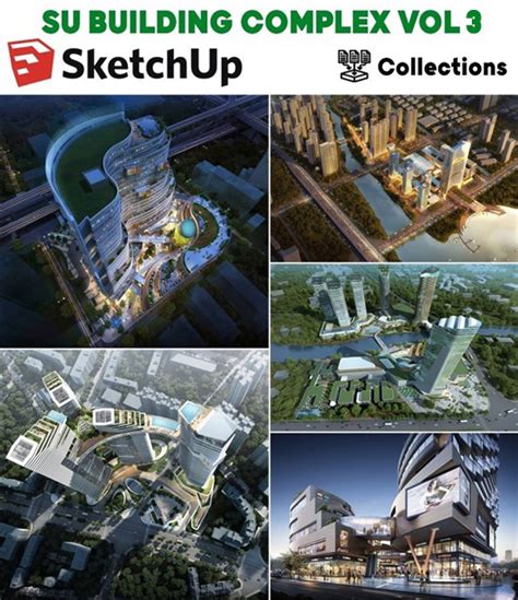Su053 Sketchup Building Complex Vol 3 3ds Max Model Sketchup Models