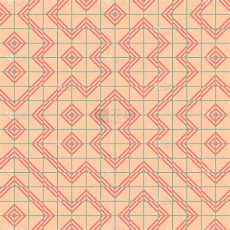 抽象几何图形生成计算艺术插图