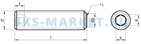 ДИН 913 А2 А4 | Винты установочные с внутренним шестигранником с тупым ...