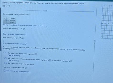 Solved Use Transformations To Graph The Function Determine
