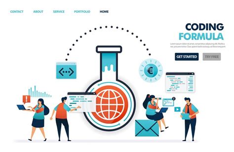 Premium Vector Formulas In Coding And Programming Software And Apps