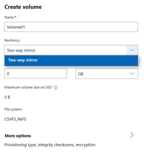 Azure Stack Hci Unable To Create Volume On Single Node Microsoft Qanda