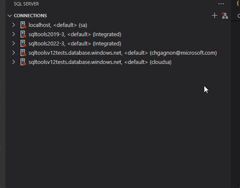 New Connections Can End Up With Wrong Node Label · Issue 17600 · Microsoftvscode Mssql · Github