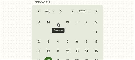 Date Pickers Material Design 3