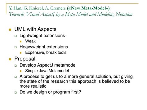 Ppt Aspect Oriented Modeling Workshop Powerpoint Presentation Free