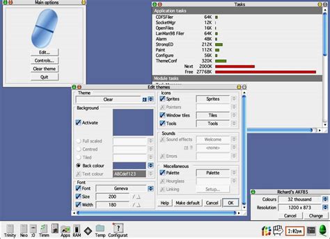 RISC OS Desktop Themes House Of Mabel