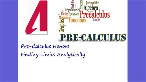 Ap Calculus Ab Finding Limits Analytically Youtube