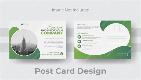 Premium Vector Corporate Postcard Business Postcard Professional