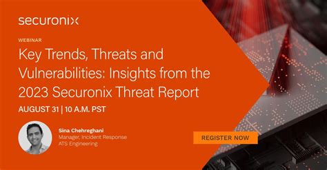 Key Trends Threats And Vulnerabilities Insights From The 2023 Securonix Shilu Pushpan Cissp