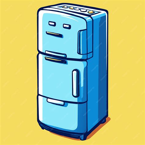 Premium Vector Fridge Vector Illustration