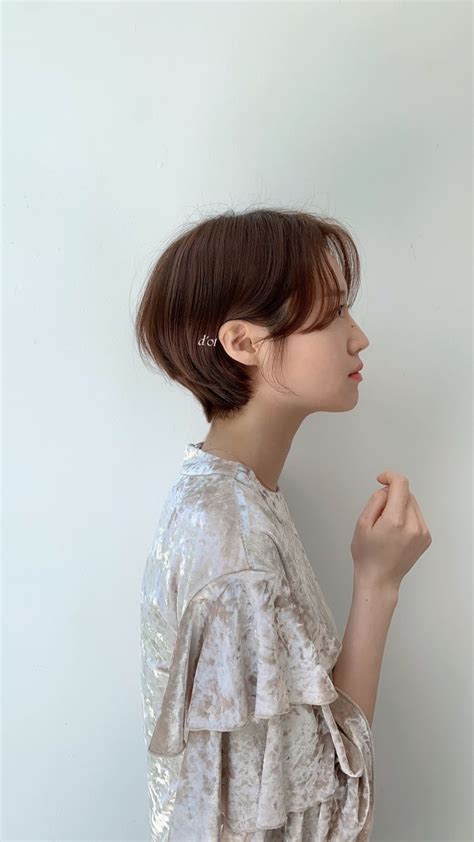 Hair Style에 있는 Kratae Gong님의 핀 헤어스타일 짧은 머리 여자 짧은 머리 스타일