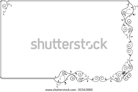 Border Frame Design Design Element Frame Stock Vector Royalty Free Shutterstock