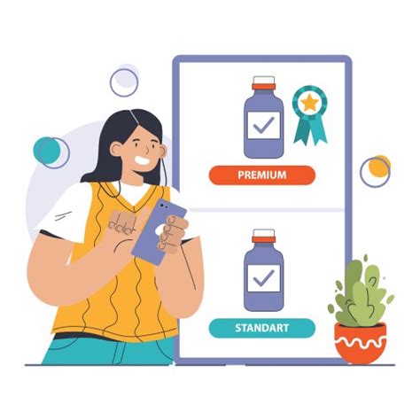 Product Differentiation Product Competitive Vector Image