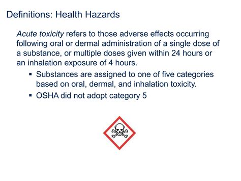 HAZCOM Globally Harmonized System Of Classification And Labeling Of Chemicals Pptx