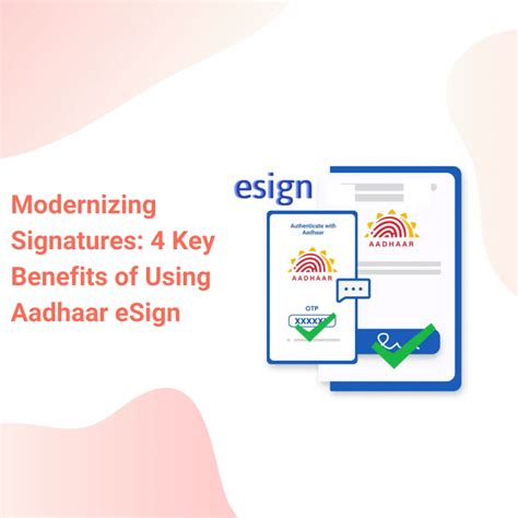 4 Key Benefits Of Using Aadhaar Esign Api Modernizing Signatures Truecopy Credentials
