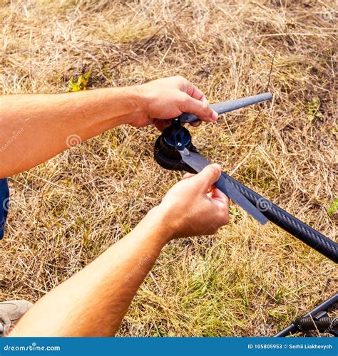 The Process Of Setting Up A Copter Before Flight Stock Image Image Of Adult Innovation