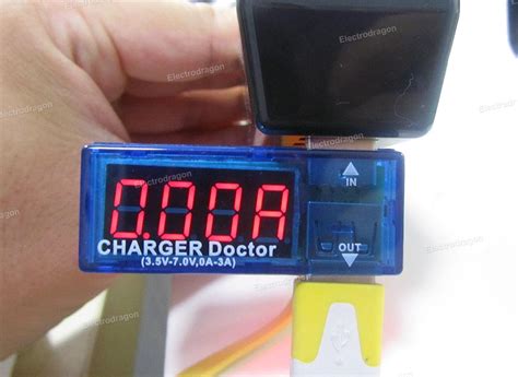 USB Voltage Current Energy Meter Tester ElectroDragon
