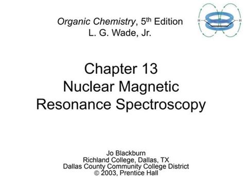 Nmr Spin Spin Coupling Pptx Chemistry Science