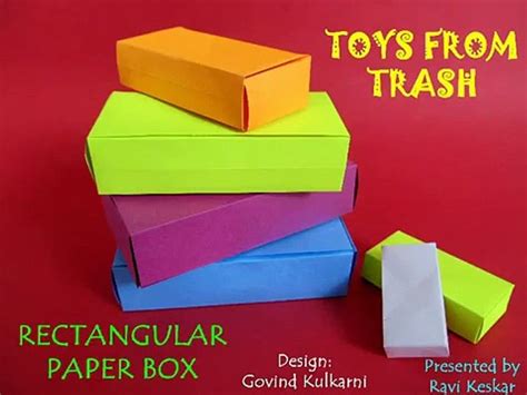 How To Make A Paper Rectangle Box