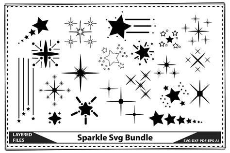Sparkle Svg Bundle Graphic By Craft Store · Creative Fabrica