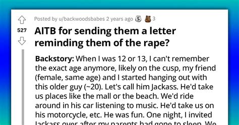 Sexual Assault Survivor Contemplates Writing A Letter To The Predator That Groomed Her After