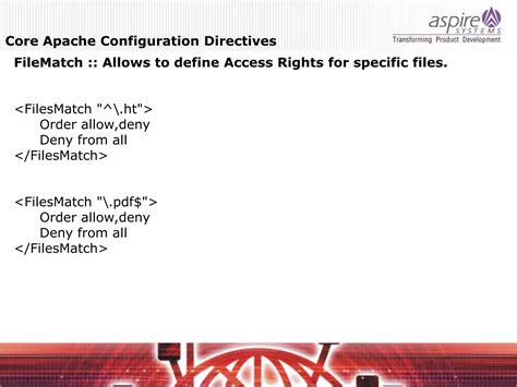 Apache Server Configuration And Optimization Ppt