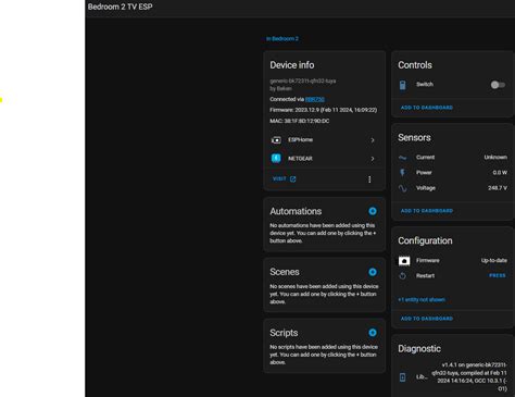 Esphome Install Does Not Update Firmware Esphome Home Assistant