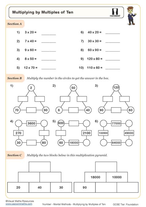 Multiples Of Ten Worksheet Have Fun Teaching Worksheets Library