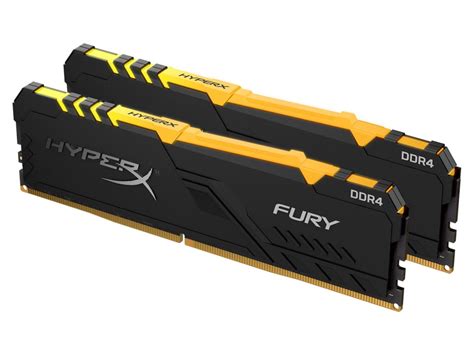 Hyperx 32gb Fury Rgb Ddr4 2666mhz Non Ecc Cl16 Kit Of 2