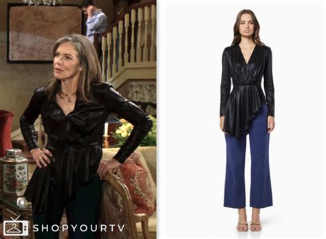 The Young And The Restless June 2024 Diane Jenkins S Black Asymmetric