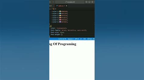 Css Html Text Color Animation Shorts Youtube Website Art Youtube