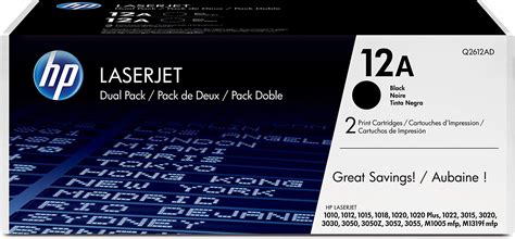 Hp A Laserjet Toner Dual Pack Cartridges Black Pack Of Amazon In Computers Accessories