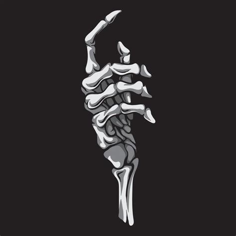 Skeleton Hand Pointing Vector Art Icons And Graphics For Free Download