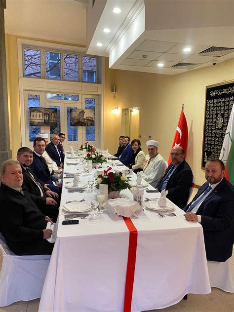 Главният мюфтия д р Мустафа Хаджи Ходжаефенди даде ифтар в чест на