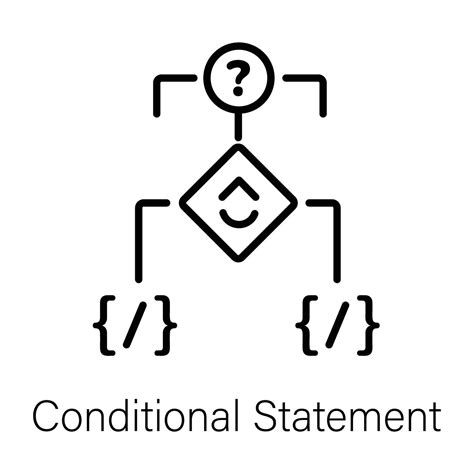 Trendy Conditional Statement 44822309 Vector Art At Vecteezy