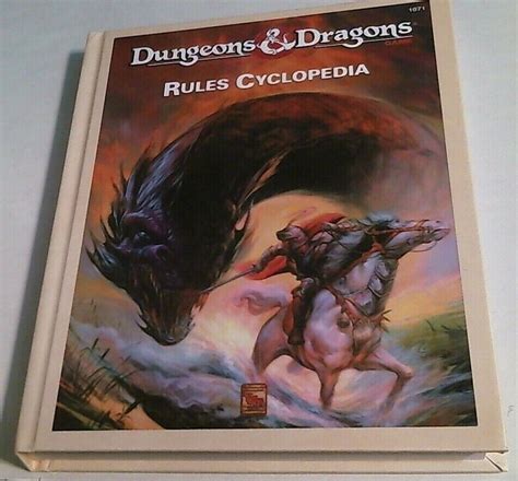 Rules Cyclopedia Dungeons Dragons Tsr Reprint Wotc New Hardcover