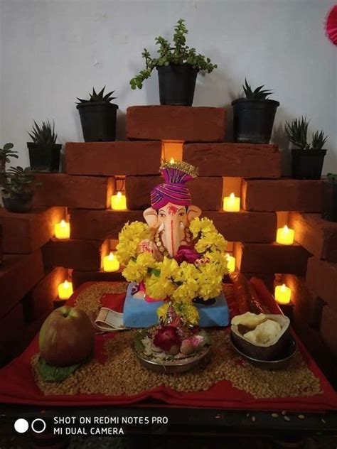 Diwali Decoration Bestlooks Ganpati Decoration At Home Ganpati
